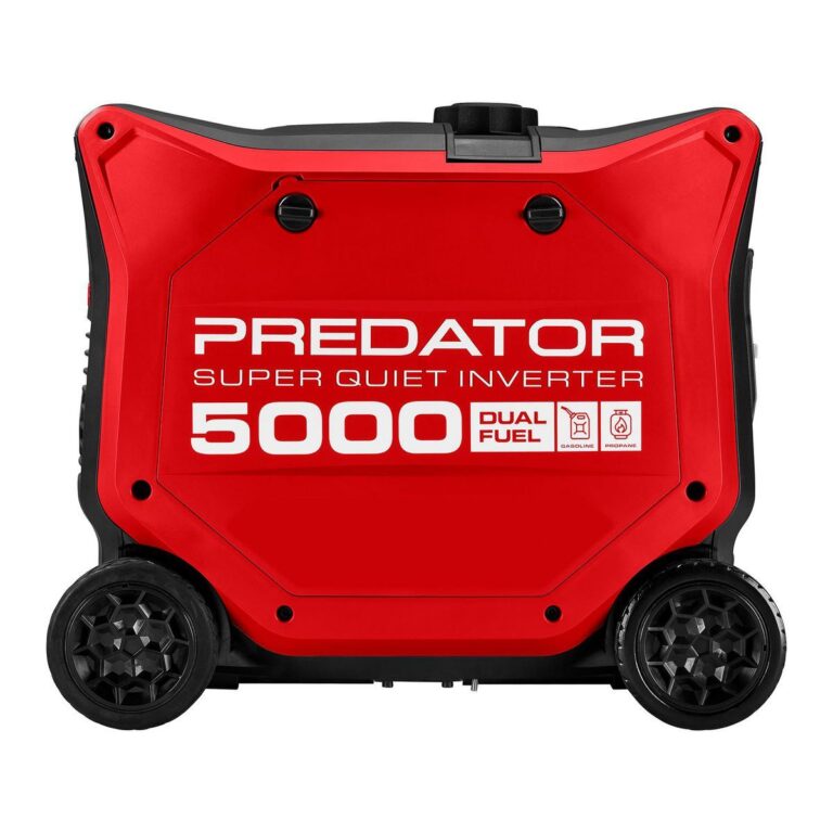 Predator 5000 Watt Dual-Fuel SUPER QUIET Inverter Generator with Remote ...