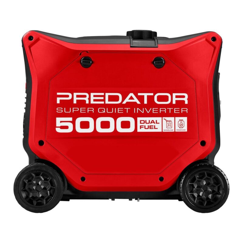 Predator 5000 Watt Dual-Fuel SUPER QUIET Inverter Generator with Remote ...