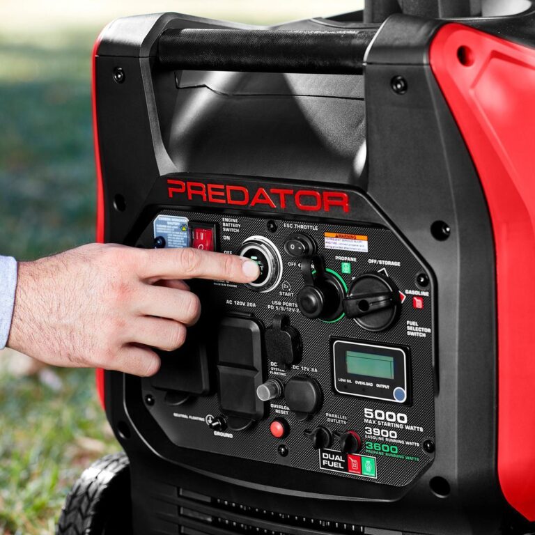 Predator 5000 Watt Dual-Fuel SUPER QUIET Inverter Generator with Remote ...