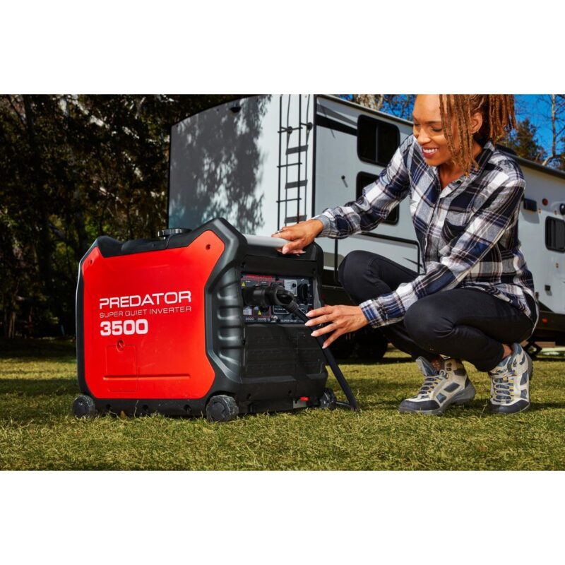 Predator 3500 Watt SUPER QUIET Inverter Generator with CO SECURE ...